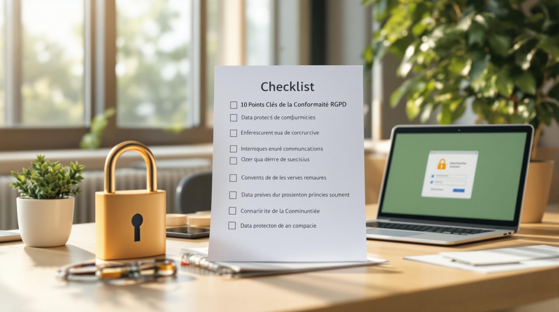Checklist conformité RGPD : 10 points clés